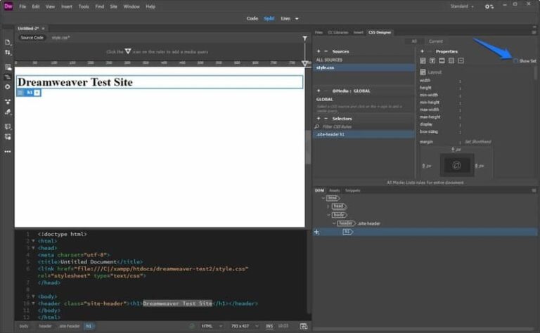 Hướng dẫn thiết kế web với DreamWeaver đơn giản