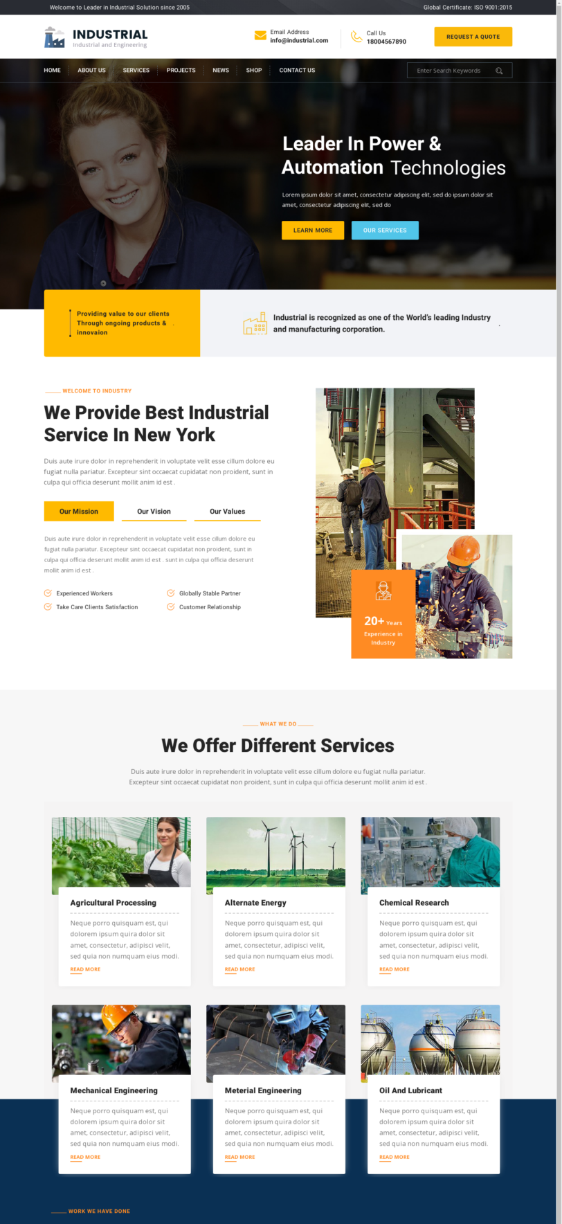 Top 8 giao diện thiết kế web công ty hiện đại, chuyên nghiệp